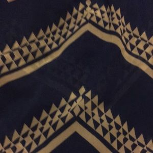 My Michelle | Tops | Royal Blue Top With Chevron Print Sheer Size Large ...